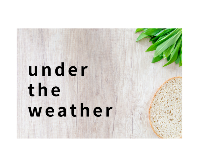 under the weather 意味と使い方 | 英語多読ブログ 英語でかっぽ